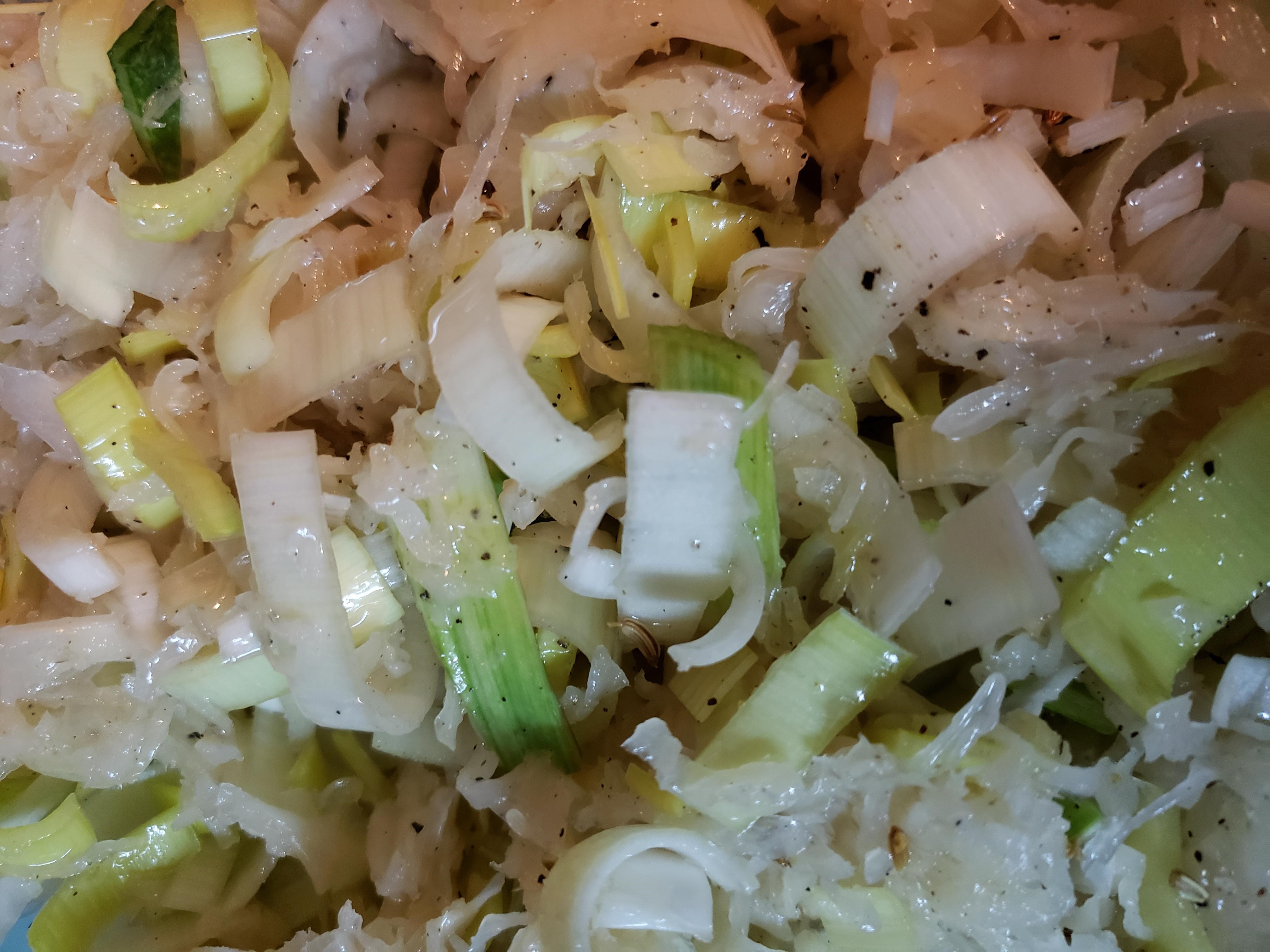 Ensalada de col agria y poro – HolMedVita